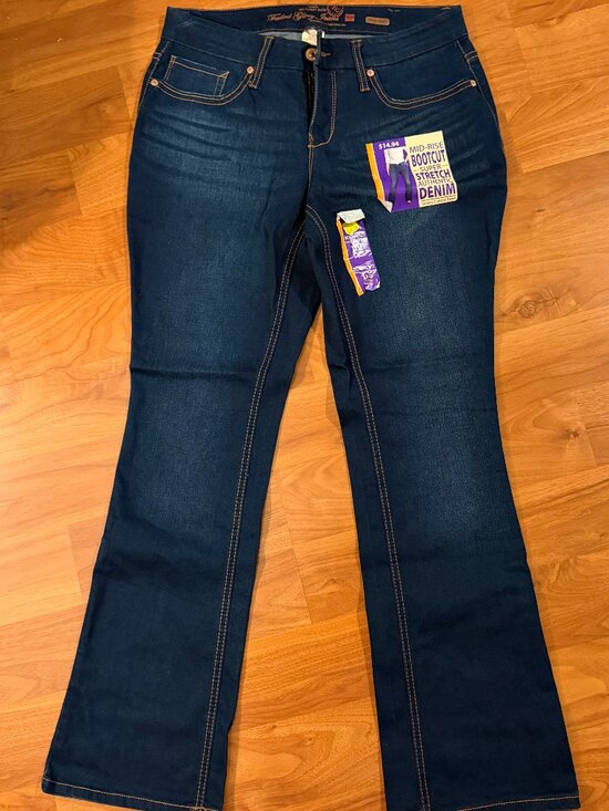 Faded Glory | Jeans | Faded Glory Bootcut Jeans Dark Wash Size Petite ...